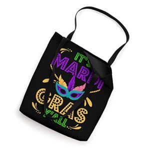 Its Mardi Gras YAll Funny Mardi Gras Parade Carnival Tote Bag