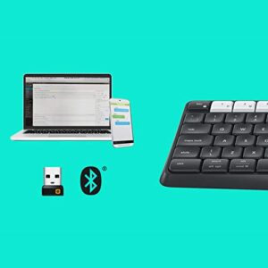 Logitech Bluetooth K375s Multi-Device Wireless Keyboard and Stand Combo