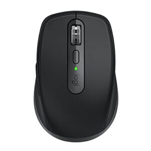 Logitech MX Anywhere 3 Compact Performance Mouse (Black) Bundle with MX Keys Advanced Wireless Illuminated Keyboard (2 Items)