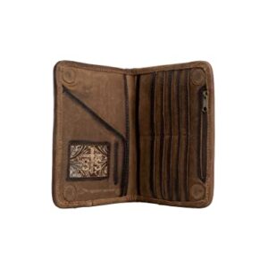 STS Ranchwear Sioux Falls Magnetic Wallet, Brown, STS38348