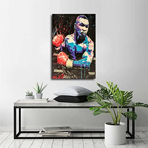 CJQ Alec-Monopolys Boxing Tyson Poster Decorative Painting Canvas Wall Art Living Room Posters Bedroom Painting 16x24inch(40x60cm)