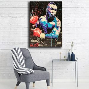 CJQ Alec-Monopolys Boxing Tyson Poster Decorative Painting Canvas Wall Art Living Room Posters Bedroom Painting 16x24inch(40x60cm)