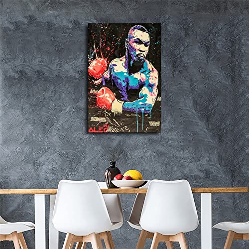 CJQ Alec-Monopolys Boxing Tyson Poster Decorative Painting Canvas Wall Art Living Room Posters Bedroom Painting 16x24inch(40x60cm)