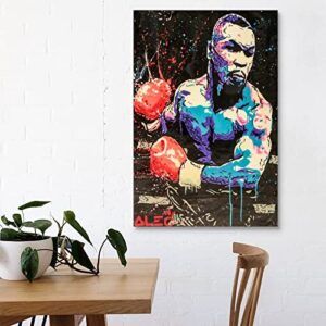 CJQ Alec-Monopolys Boxing Tyson Poster Decorative Painting Canvas Wall Art Living Room Posters Bedroom Painting 16x24inch(40x60cm)