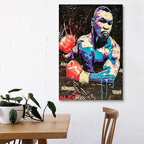 CJQ Alec-Monopolys Boxing Tyson Poster Decorative Painting Canvas Wall Art Living Room Posters Bedroom Painting 16x24inch(40x60cm)