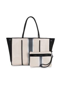 haute shore – greyson cult neoprene tote bag