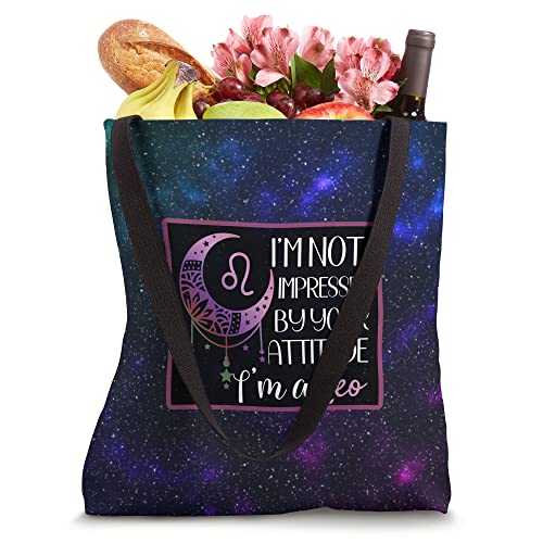 Zodiac Leo Stuff Birthday Leo Sign For Women Not Impressed Tote Bag