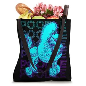 Poodle Retro Tote Bag