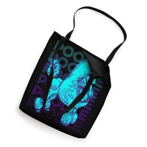 Poodle Retro Tote Bag