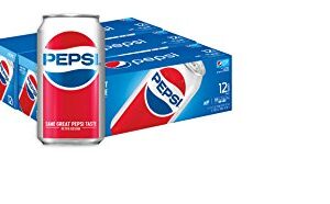 Pepsi Soda, Fridge Pack Bundle, 12 fl oz, 36 Cans (Packaging May Vary)