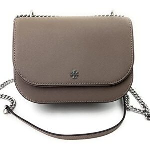 Tory Burch Emerson Flap Adjustable Shoulder Bag (Gray Heron)