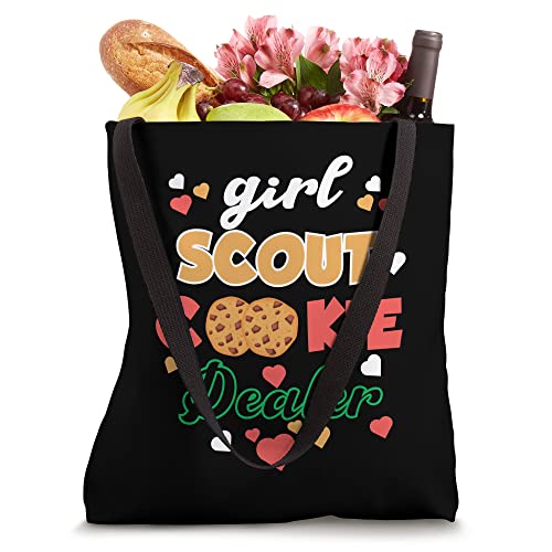 Scout Cookie Dealer Funny Cookie Lover Scouting Tote Bag