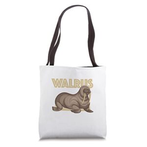 walrus whisperer mammal animals marine biologists walruses tote bag