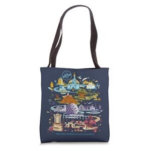 disney walt disney world 50th anniversary tote bag