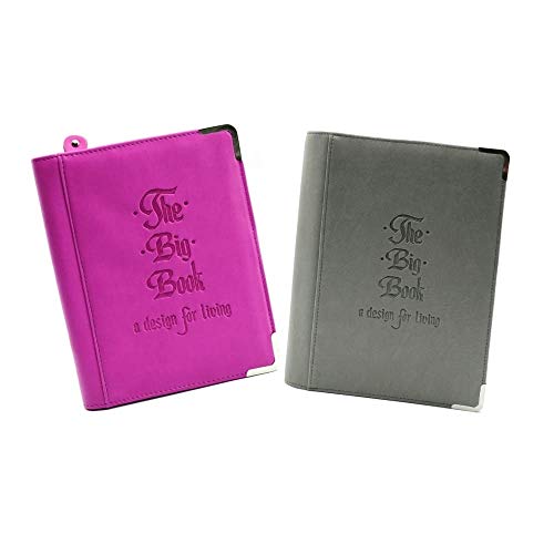 Pink AA Bookcover with Big Book of Alcoholics Anonymous Included You Get Both