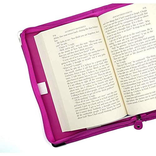 Pink AA Bookcover with Big Book of Alcoholics Anonymous Included You Get Both