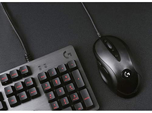 Logitech G MX518 Gaming Mouse Hero Sensor 16, 000 Dpi Arm Processor 8 Programmable Buttons (European Packaging) - Black