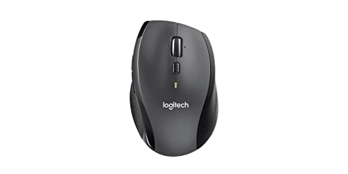 Logitech MK710-RB Desktop Wireless Keyboard/Mouse Combo, Hyper-Fast Scrolling Wireless Mouse USB, Keyboard with LCD Dashboard, Long Battery Life, Black (Renewed)