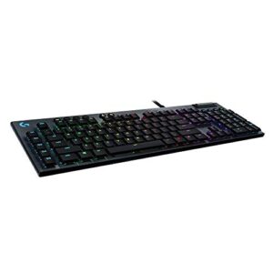 logitech g815 lightsync rgb mechanical usb gaming keyboard, gl linear (renewed)