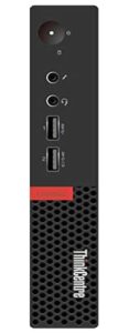 lenovo thinkcentre m910q tiny desktop computer, intel core i7-6700t upto 3.6ghz, 32gb ram, 1tb nvme ssd, 4k 3-monitor support displayport, hdmi, ac wi-fi, bluetooth – windows 10 pro (renewed)