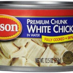 Tyson Chunk Chicken Breast, 12.5-Ounce Cans (Pack of 12)