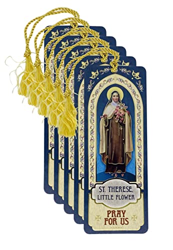 St Therese Little Flower Laminated Bookmark Set of 5