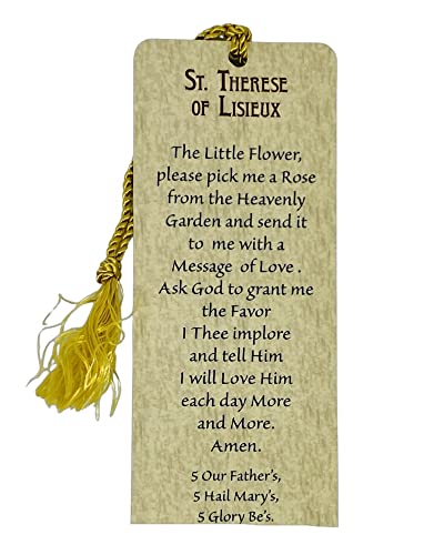 St Therese Little Flower Laminated Bookmark Set of 5