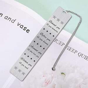 Jzxwan Happy 30th Birthday Gifts for Women Men, 30 Year Old Birthday Bookmark Gift for Him Her, 30 Birthday Decorations