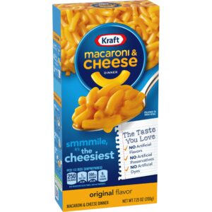 Kraft Original Flavor Macaroni and Cheese Meal (7.25 oz Box)