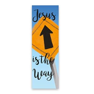 Jesus is The Way, John 14:6, Bulk Pack of 25 Christian Bookmarks for Kids, Childrens Bible Verse Book Markers, Sunday School Prizes with Memory Verses, Scripture Gifts for Kids & Youth