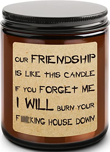 Gifts for Friends, Friendship Gifts for Graduates, Best Gifts for Her/Him, Funny Scented Candles for Men Women, Birthday Christmas Thanksgiving Presents