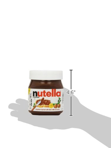 Ferrero Nutella Hazelnut Spread, Perfect Topping for Pancakes, 13 Oz Jar