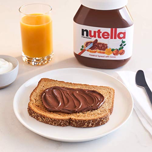 Ferrero Nutella Hazelnut Spread, Perfect Topping for Pancakes, 13 Oz Jar