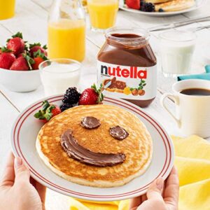 Ferrero Nutella Hazelnut Spread, Perfect Topping for Pancakes, 13 Oz Jar