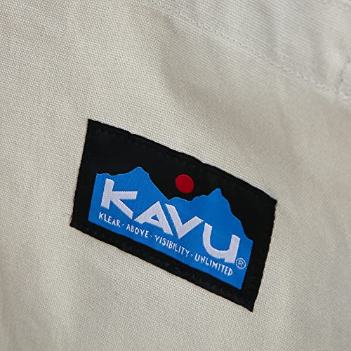 KAVU Typical Tote Classic Shoulder Strap Canvas Market Bag - Natural