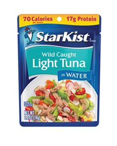 starkist chunk light tuna in water, 2.6 oz, pack of 12