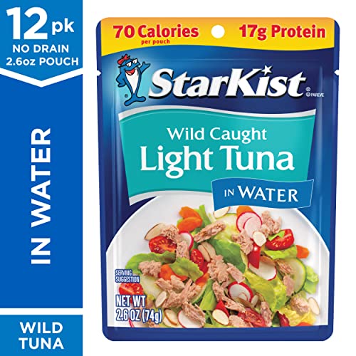 StarKist Chunk Light Tuna in Water, 2.6 Oz, Pack of 12