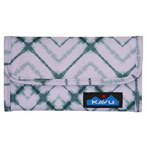 kavu mondo spender trifold wallet clutch travel organizer – ocean dye