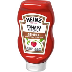 Heinz Simply Tomato Ketchup with No Artificial Sweeteners (20 oz Bottle)