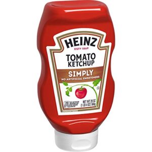 Heinz Simply Tomato Ketchup with No Artificial Sweeteners (20 oz Bottle)