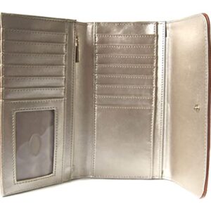 GUESS Womens Laurel Multi Clutch wallet, Light Cognac, One Size US