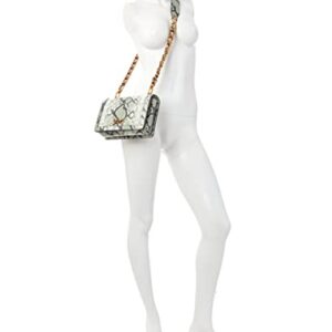 GUESS Abey Crossbody Flap, SAGE Python