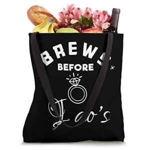 Humorous Breweries Drinking Bachelorettes Statements Bridal Tote Bag