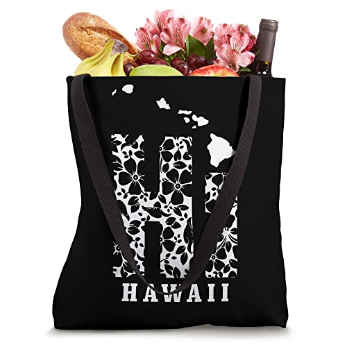 Hawaii HI Hawaiian Islands Map Surf Surfer Hilo Maui Tote Bag