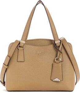 guess lyndi small girlfriend satchel, beige