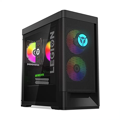 Lenovo Legion Tower 5i - 2022 - Gaming Desktop - NVIDIA GeForce RTX 3070 - Intel i7-12700F - RTX 3070-16GB RAM - 1TB SSD - Win 11 - Black - Mouse & Keyboard - Free 3-Month Xbox GamePass