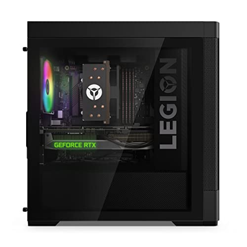 Lenovo Legion Tower 5i - 2022 - Gaming Desktop - NVIDIA GeForce RTX 3070 - Intel i7-12700F - RTX 3070-16GB RAM - 1TB SSD - Win 11 - Black - Mouse & Keyboard - Free 3-Month Xbox GamePass