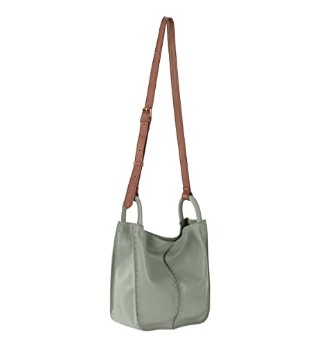 The Sak Los Feliz Crossbody Bag in Leather, Large, Lined Purse with Single Adjustable Shoulder Strap