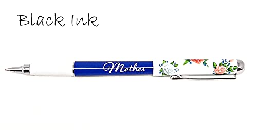 Heart of a Mother Madonna and Child Rollerball Pen with Bookmark Gift Set for Catholic Moms