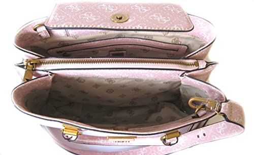 GUESS Alexie Girlfriend Satchel, Pink Logo